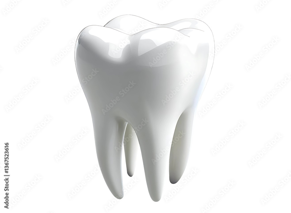 Ilustración de Stock PNG One teeth tooth white, cutout. Dental 3d model ...