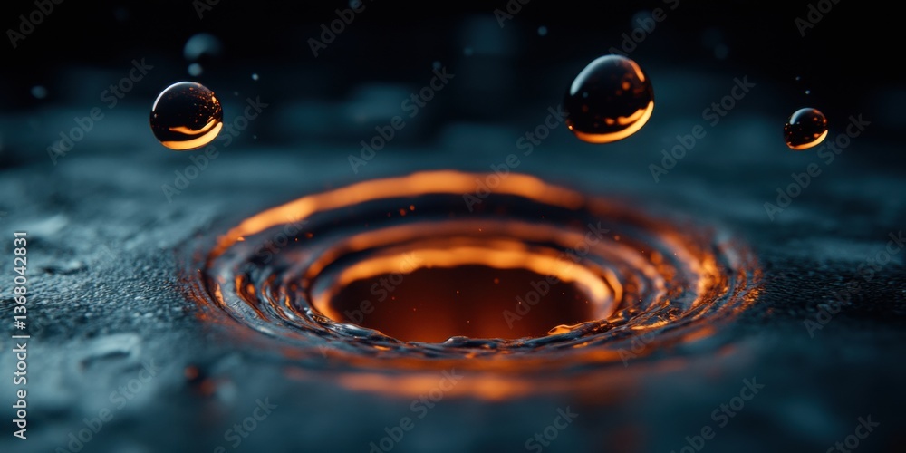 Liquid Dynamics Meets Metallic Visualization High-Speed Water Impact ...