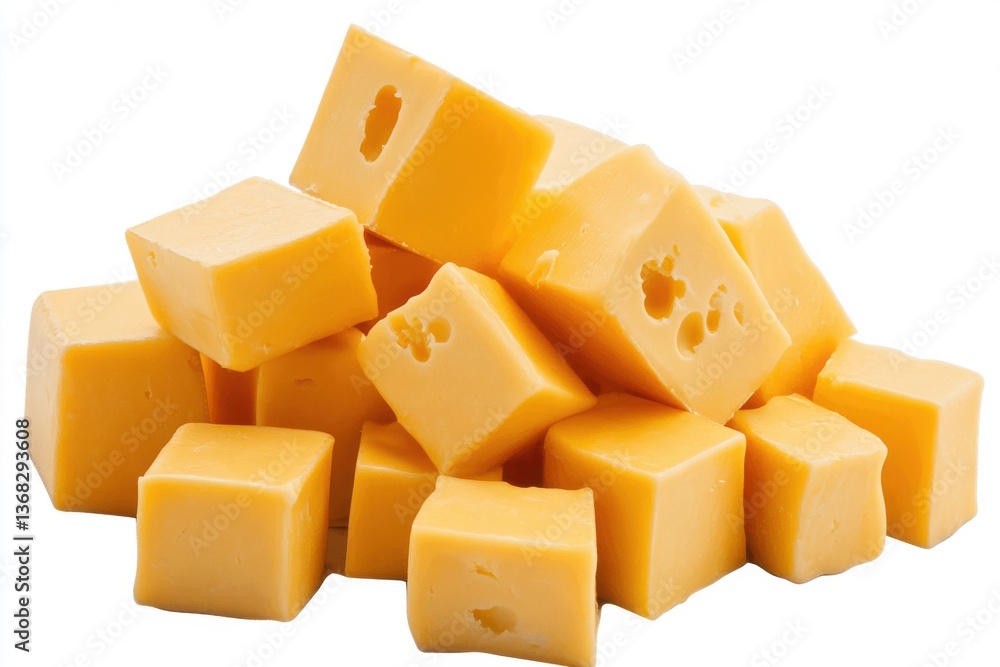 cheese cheeses piece pieces cube cubes alpha channel cutout cut path ...
