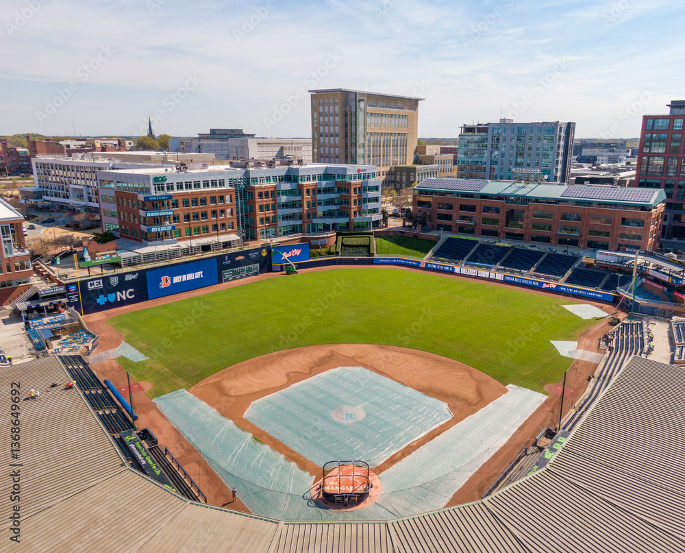 March 28, 2024: Durham, NC, USA - Stock Drone Images of the Durham ...