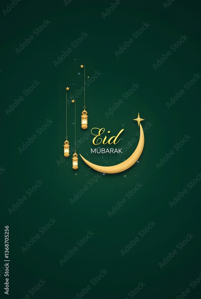 Ilustración de Stock Eid Mubarak 2025 | Celebrating the Spirit of Eid ...