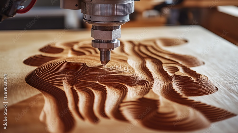 Cnc router machine wood carving woodworking design automation ...