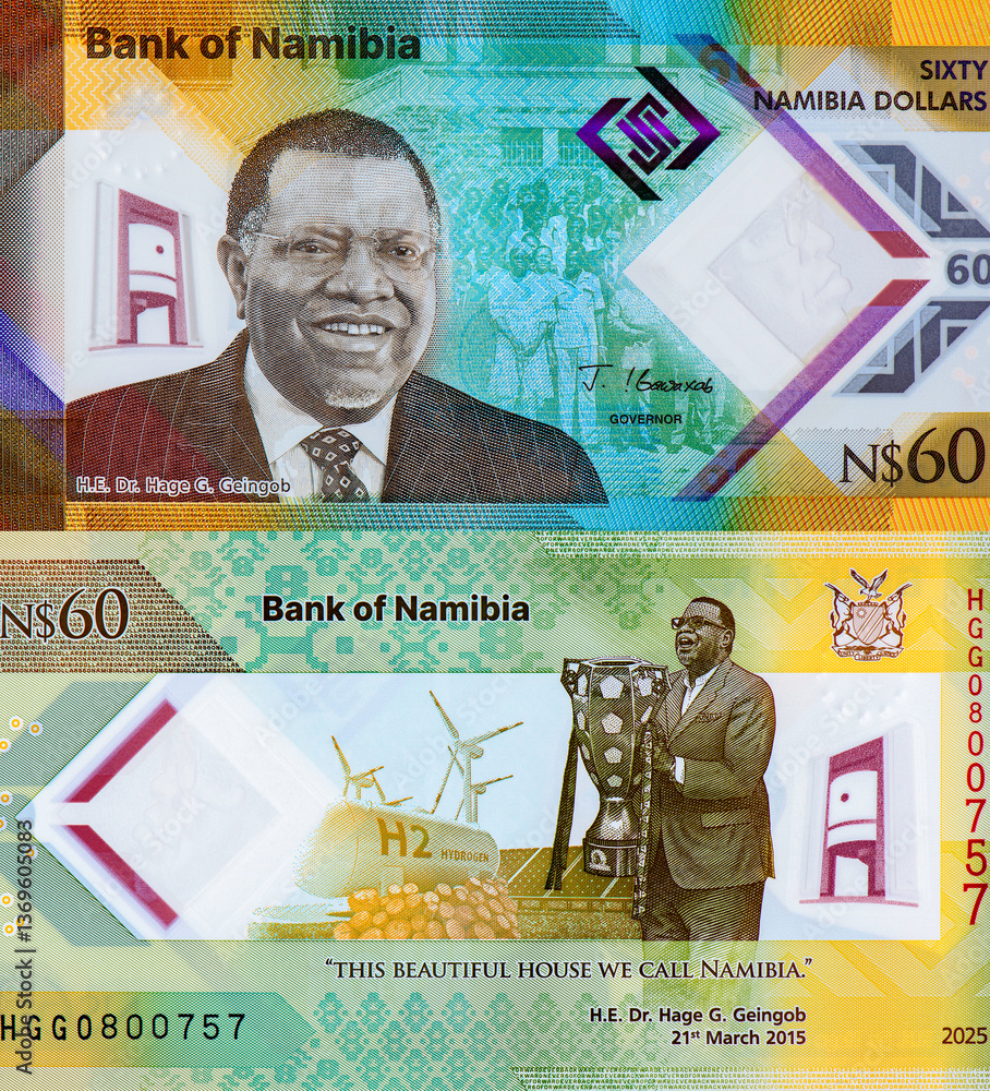 President H.E. Dr. Hage Gottfried Geingob, Portrait from Namibia 60 ...