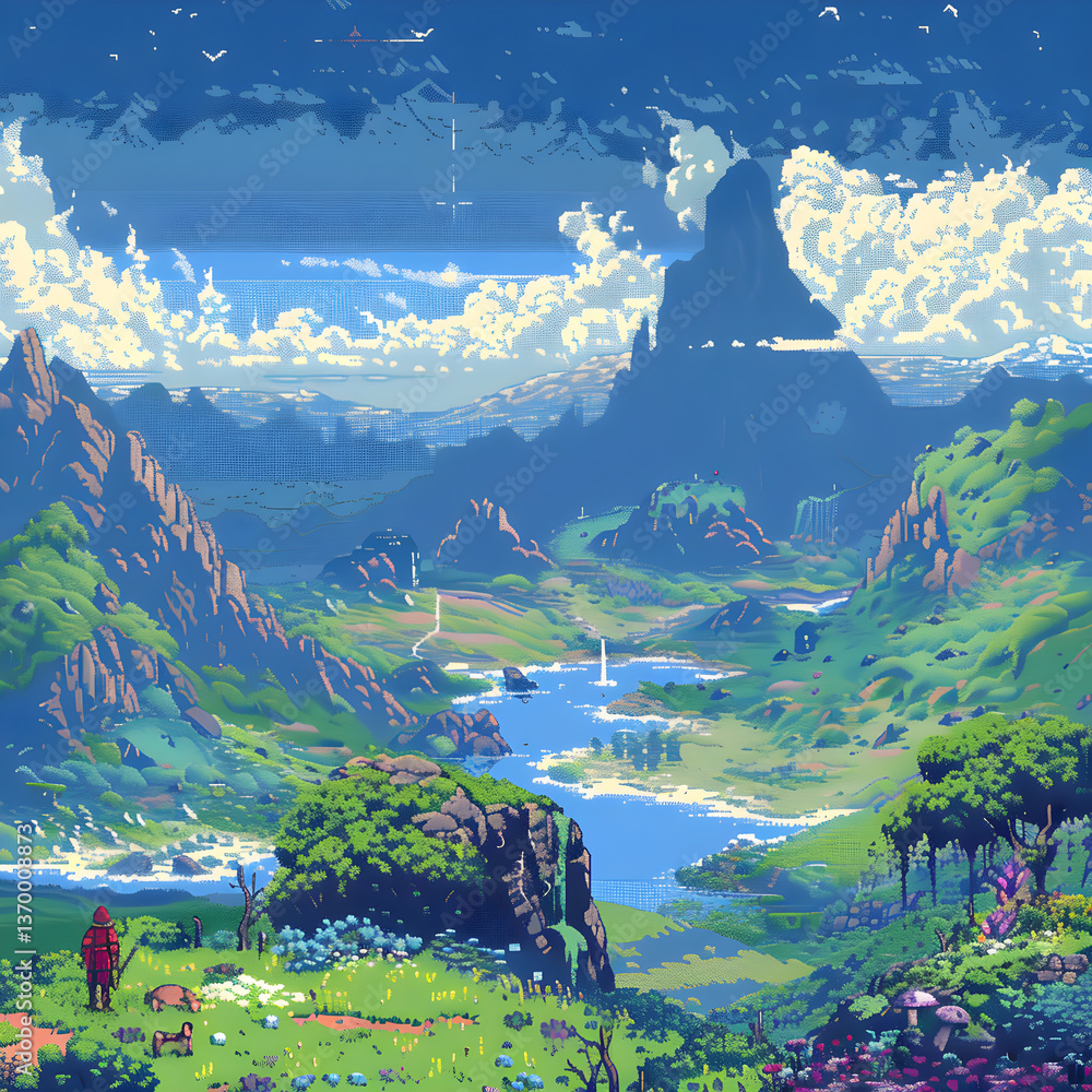 Retro Nostalgia: ZX Spectrum Pixel Art Gaming Scene Portrayed Vividly ...