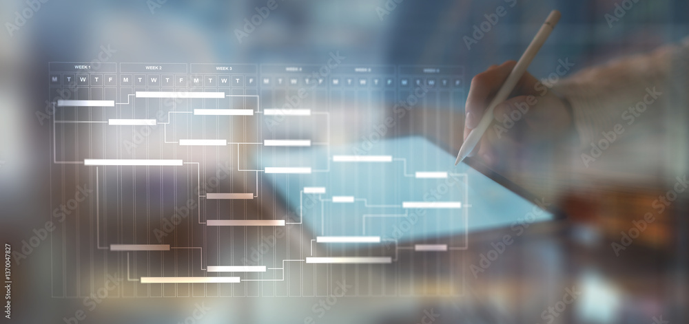 Project Management and Workflow Scheduling Illustrated on a Digital ...