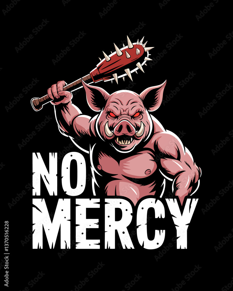 Ruthless Hog Warrior: A Bold Illustration of Strength and Determination ...