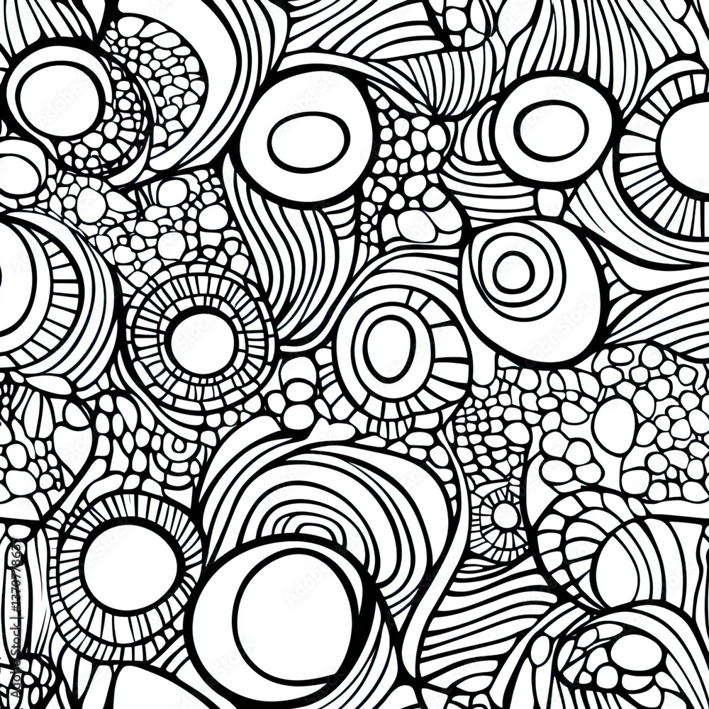 Simple Abstract Shape Patterns for Coloring: Easy and Relaxing Designs ...