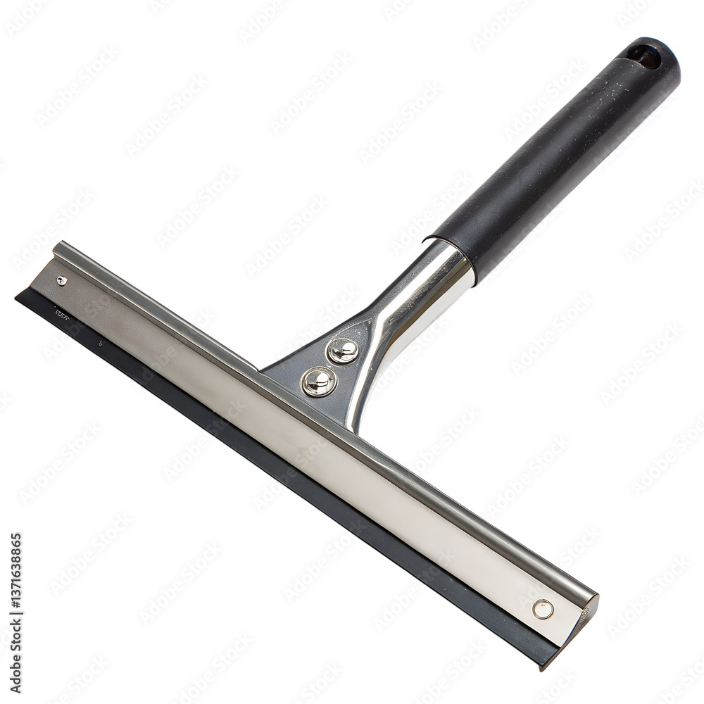 Professional Stainless Steel Window Squeegee with Rubber Blade on ...