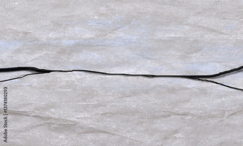 earthquake zone danger broken fracture cracked destruction background ...