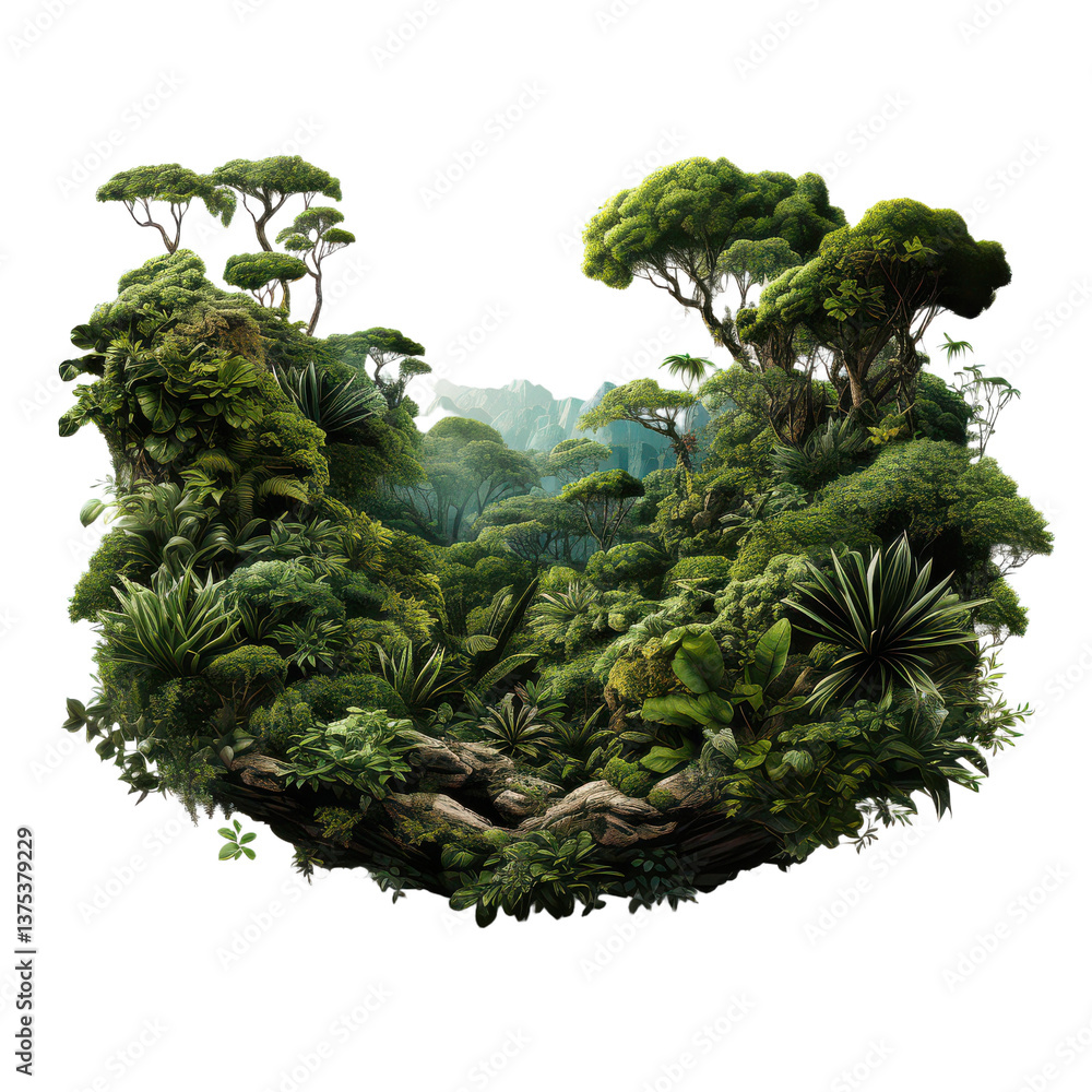 Jungle PNG dense tropical forest PNG exotic wildlife habitat PNG lush ...