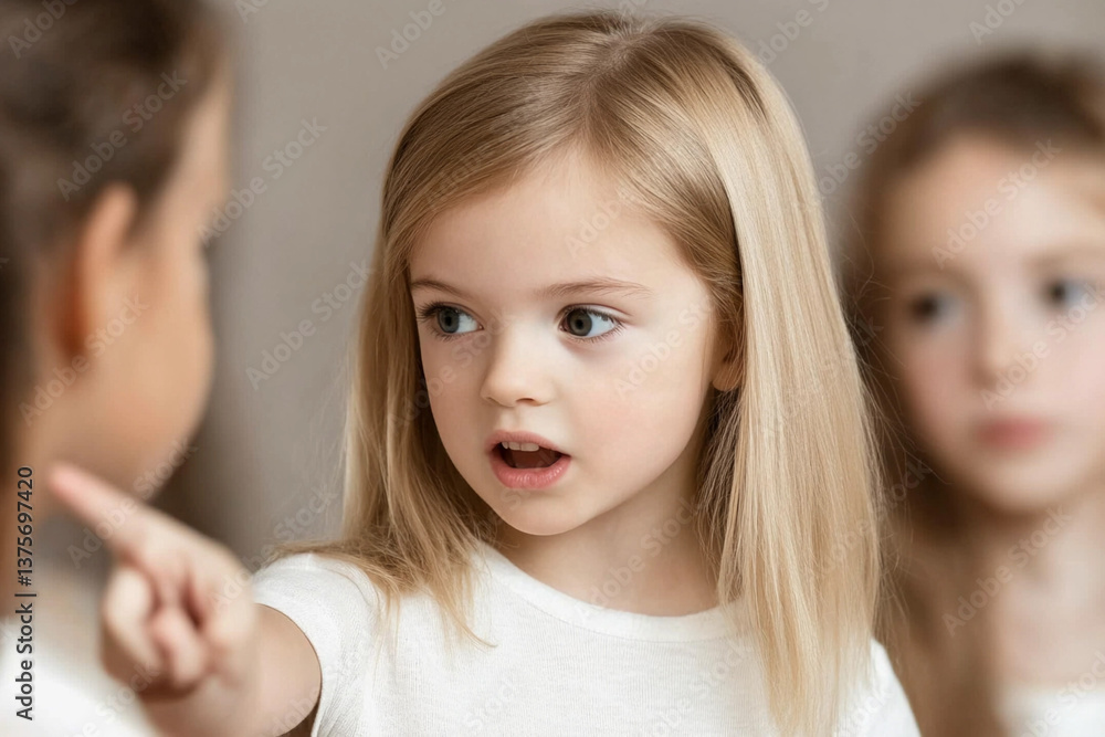 Conflict among children in a classroom setting highlights the issue of ...