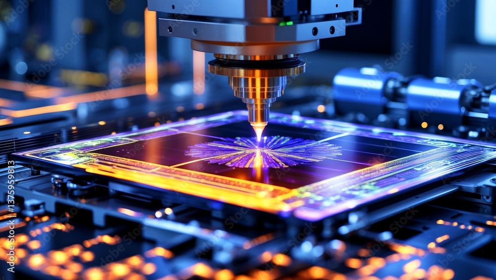 Euv lithography process in ai chip manufacturing Stock Photo | Adobe Stock