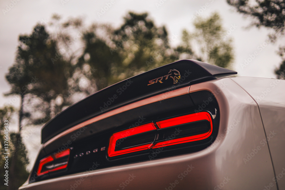 Dodge Challenger Hellcat in Katie, South Carolina, March 30, 2025 Stock ...