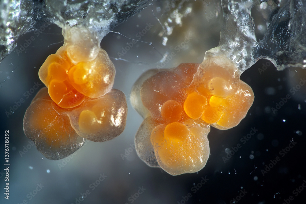 early-stage embryo cells dividing in a controlled lab environment Stock ...