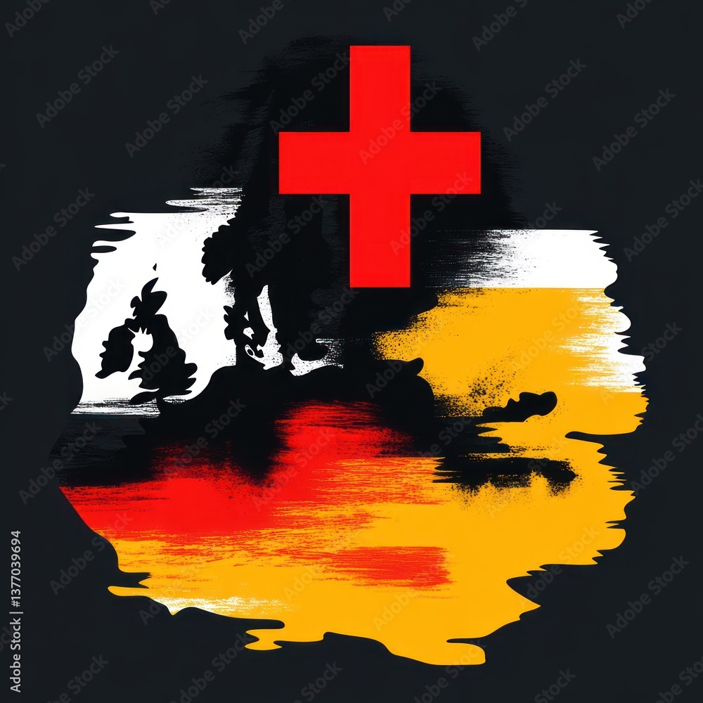 Election Poster Design for Bundestagswahl 2025 Germany with Voting ...