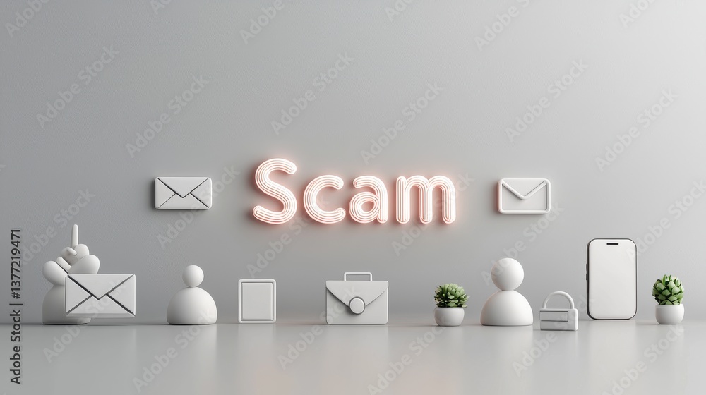 Warning Scam Alert Stay Vigilant Against Fraudulent Activities and ...