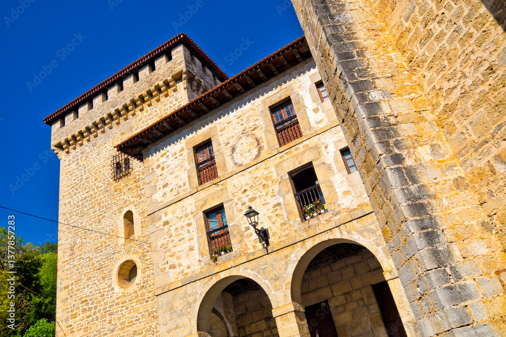 Foto de Stock Quejana Complex of Historical Monuments, Palace of Pedro ...