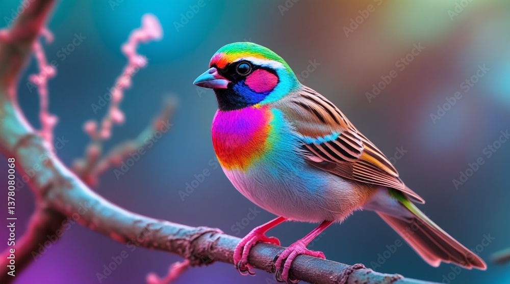 The photograph features a Fat LSD-inspired sparrow, resembling 1960s ...