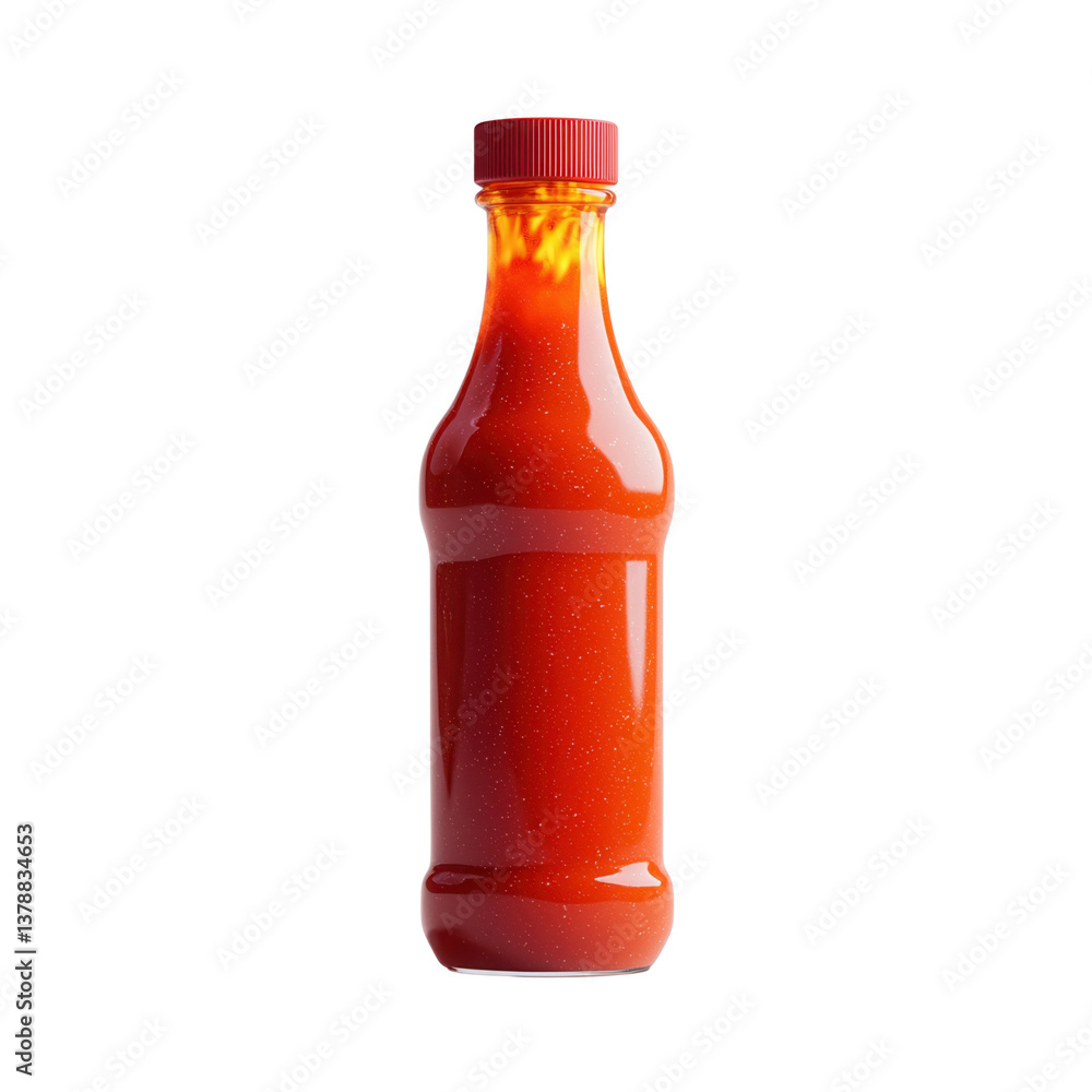 cinco de mayo festival, Bottle of ketchup with vibrant red sauce ...