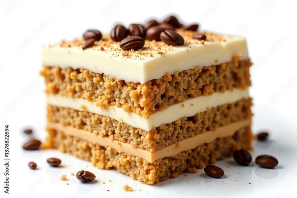 Layers of coffee-soaked sponge fingers and creamy mascarpone filling ...
