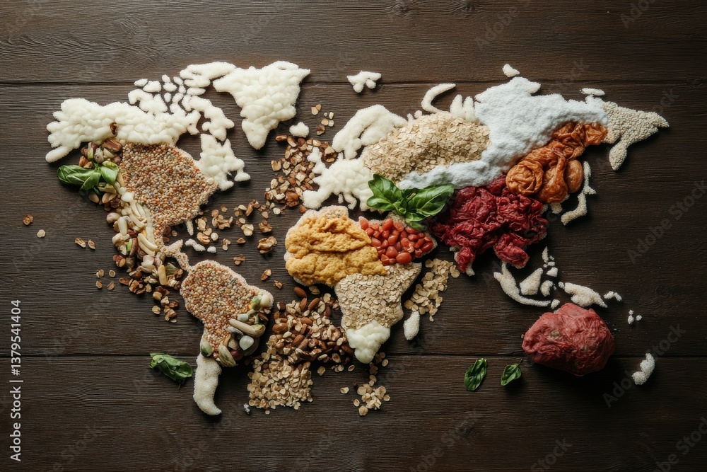 Global Culinary Atlas Artisan Food Mapping with Sustainable Ingredients ...