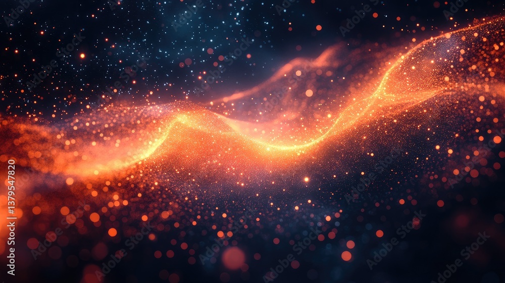 Data flow animation Machine learning algorithm diagram 3D data visualization Real-time analytics ...