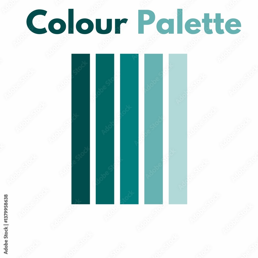 Color Palette, Color Template Chart for your design. Color Chart, Print ...
