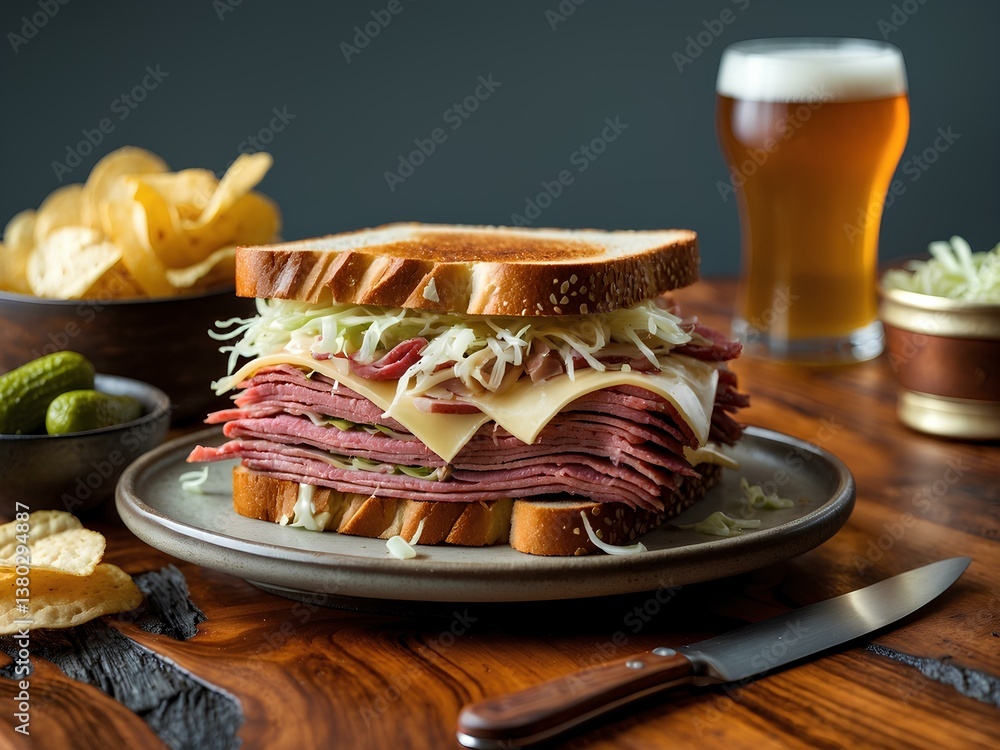 Savor the Bold Layers of the Classic Reuben Sandwich: An American Icon ...