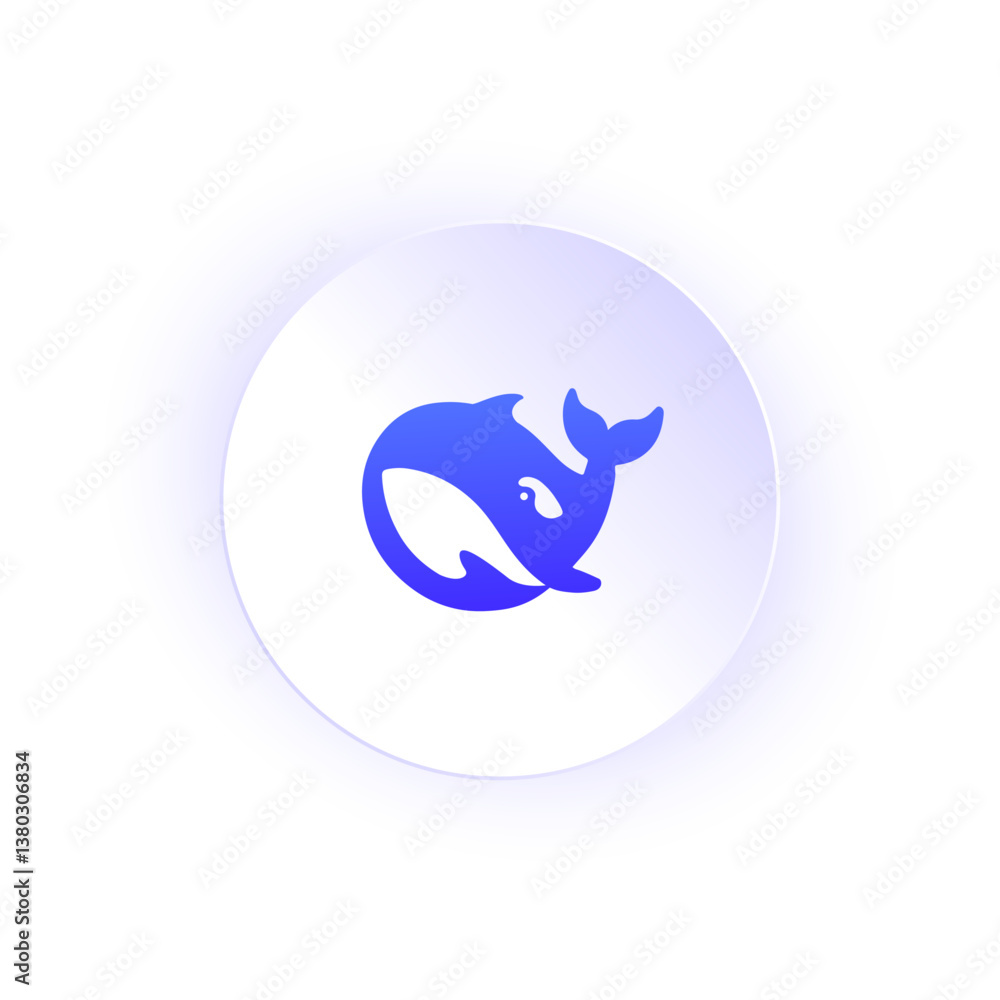 Image vectorielle Stock DeepSeek logo icon set. DeepSeek icon vector ...