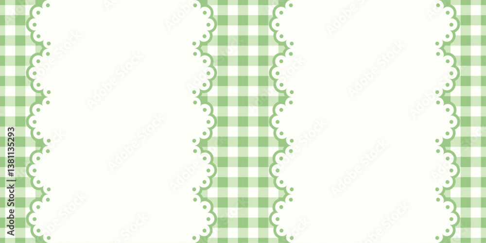 green checkered border