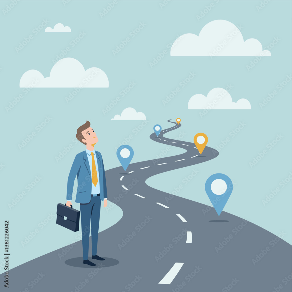 Powering innovation for business launch vector concept illustration ...