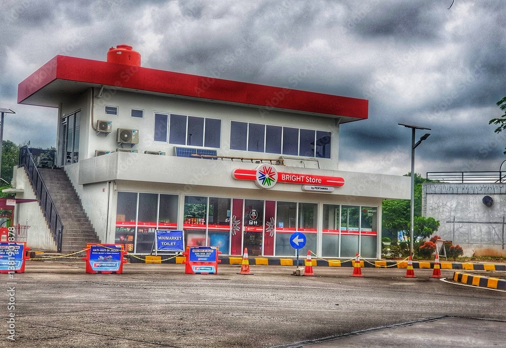 Batang, Indonesia on 26 Feb 2025. Bright Store Convenience Store ...