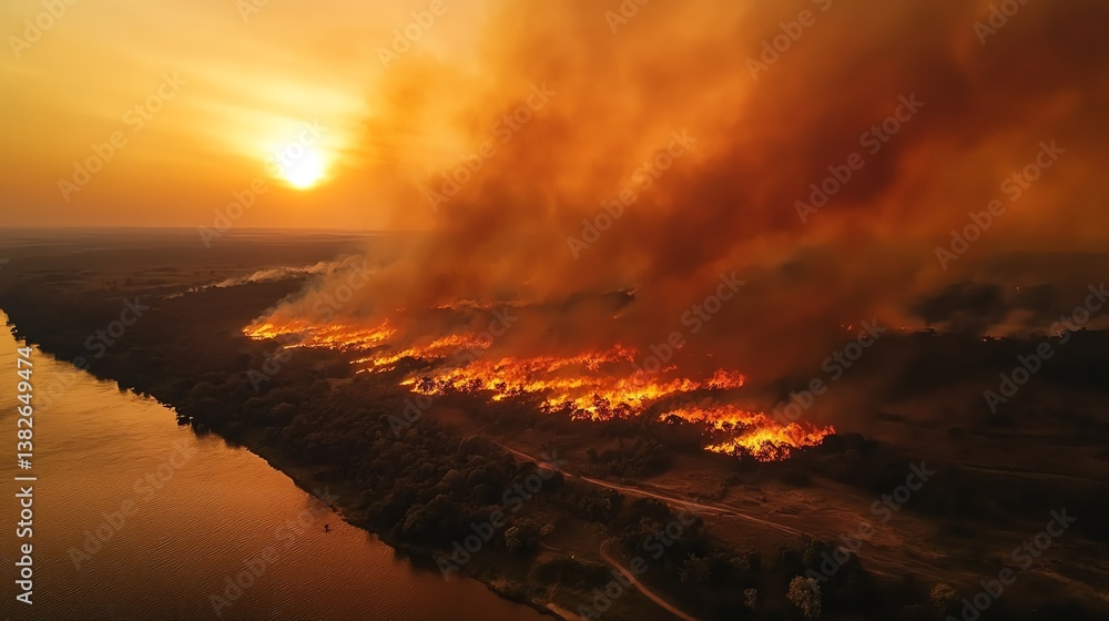 Ecological catastrophe in the Amazon, with largescale wildfires ...