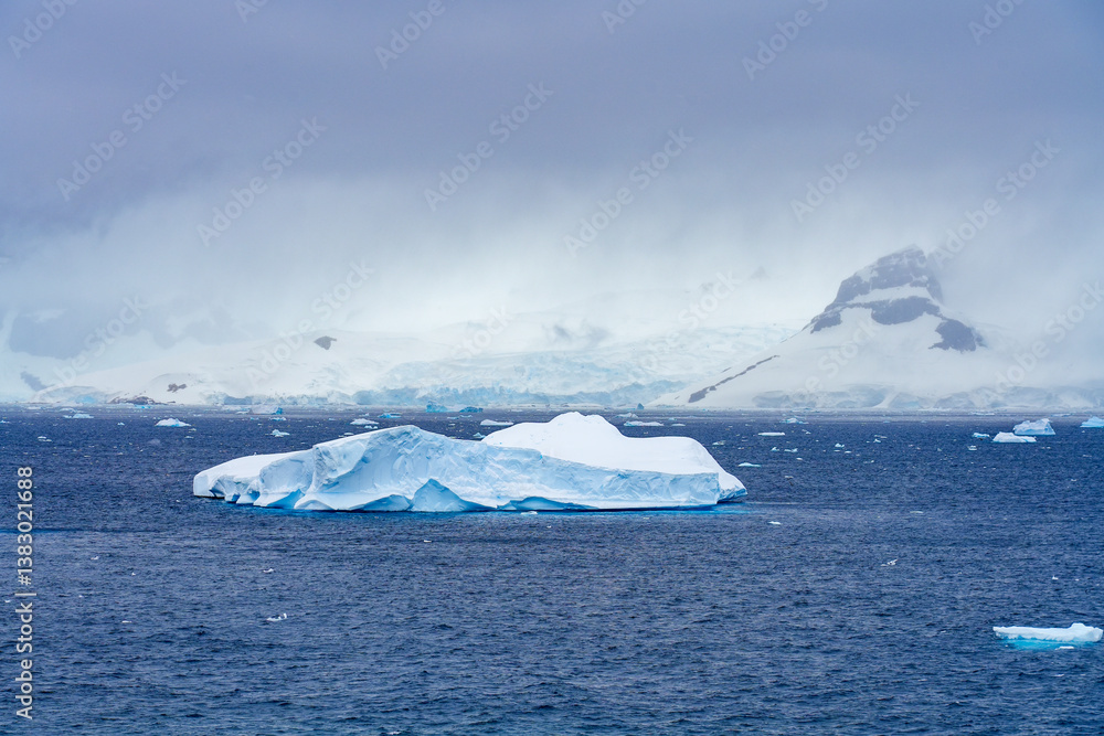 Charlotte Bay as seen from Portal Point, a narrow point on the Reclus ...