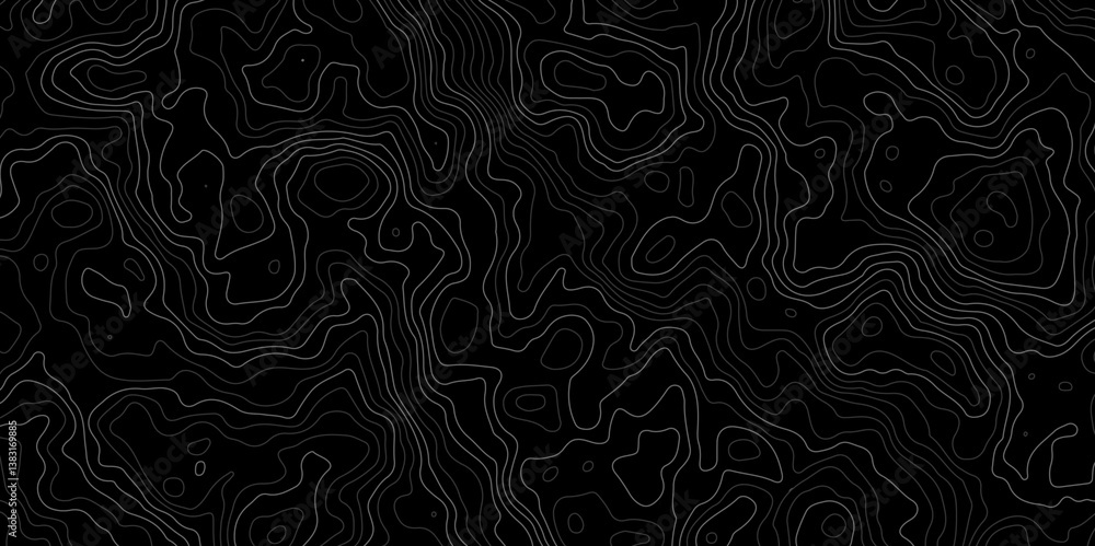 "Ultra-Wide Vector Map Illustration Depicting Conditional Geography ...