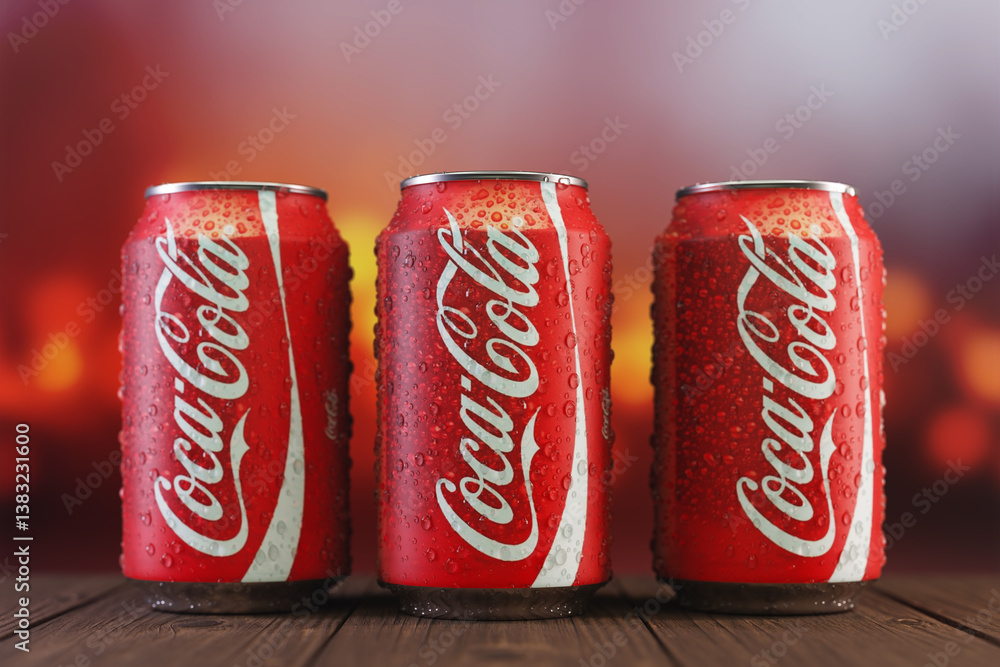 Guilherand-Granges, France - April 04, 2025. Coca-Cola: Iconic cola ...