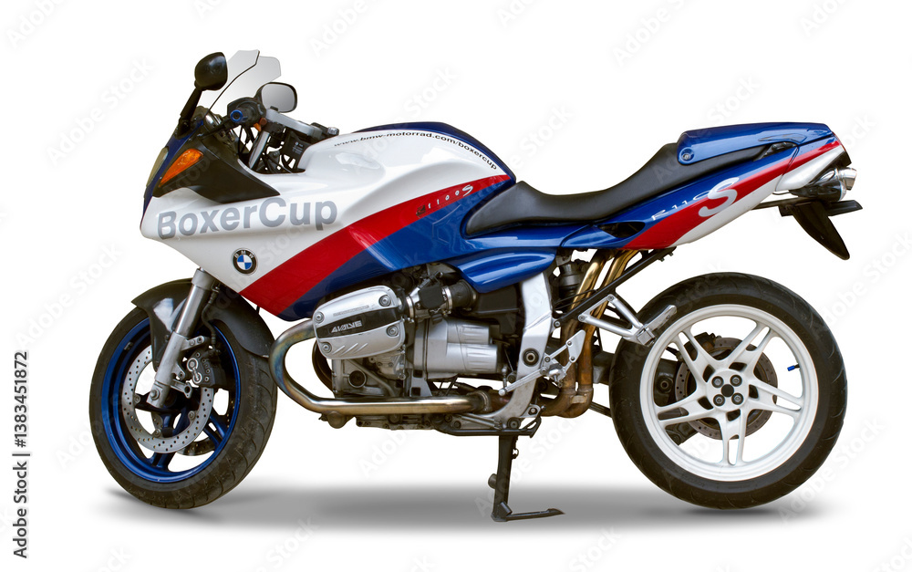 BMW R1100S motorcycle side view isolated on transparent background. PNG ...
