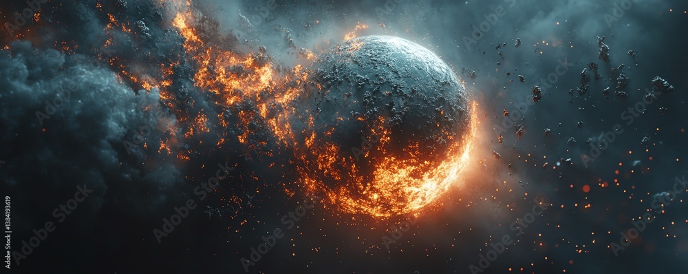 Planet Earth slowly disintegrating, with wildfires, floods, and ...