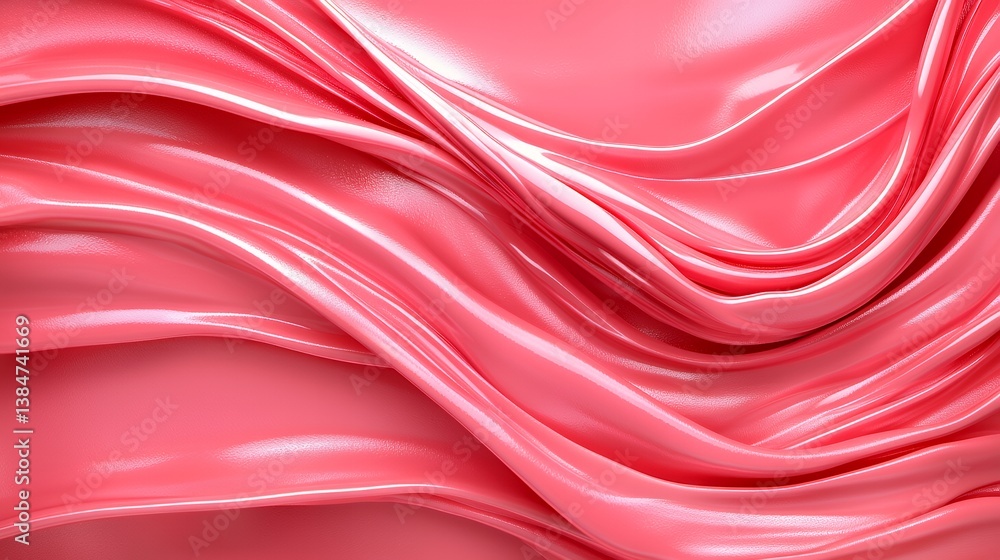 Pink waves abstract texture with flowing forms and soft highlights for ...
