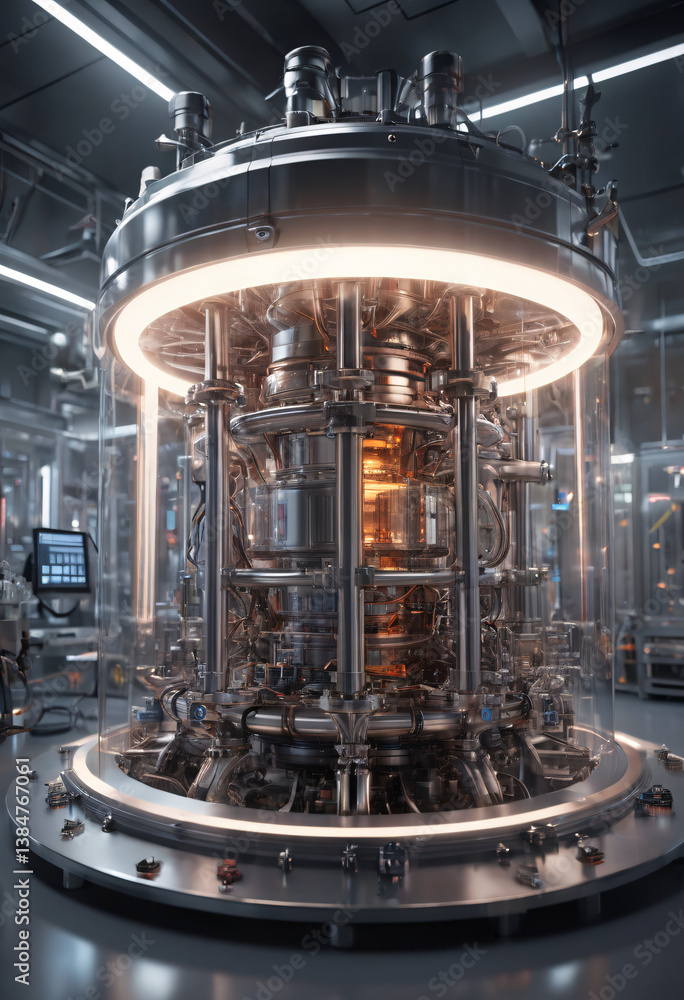 Complex Quantum Computing System with Illuminated Components in a ...