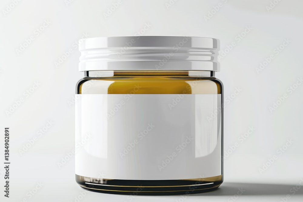 Jar mockup png transparent label design beauty product packaging design ...