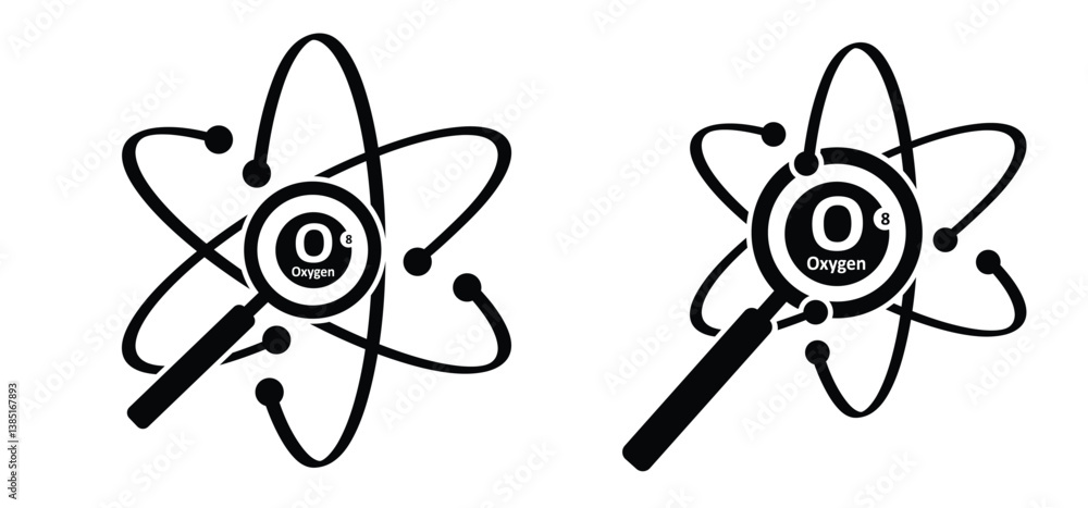 Oxygen, chalcogen or ore-forming. Periodic table. Electronic ...