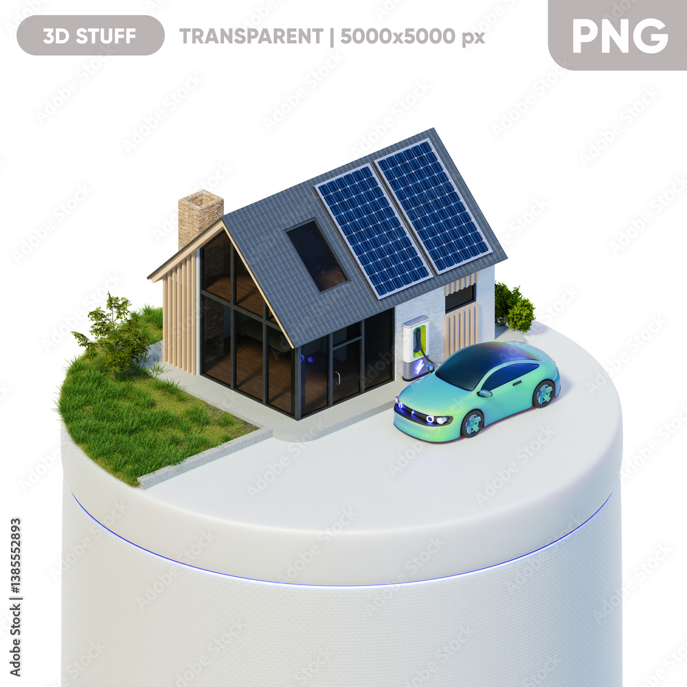 Charging an electric vehicle from an autonomous charging system in a ...