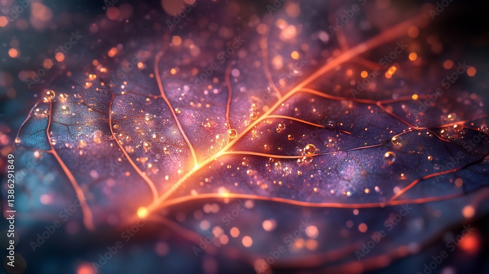 Mesmerizing visualization of oxygen bubble forming inside leaf ultra ...