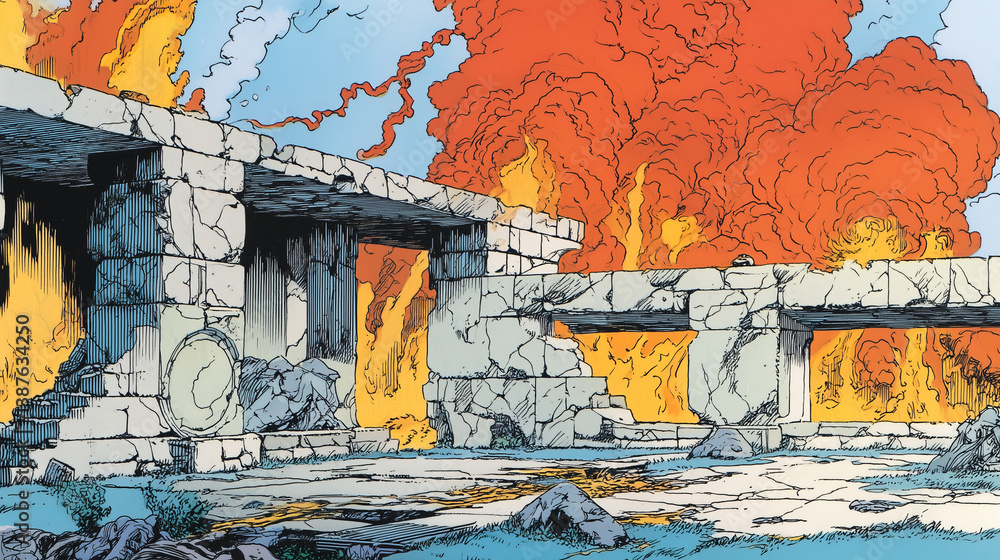Epic Fantasy Comic Environments – Hand-Drawn Sci-Fi & Medieval Concept ...