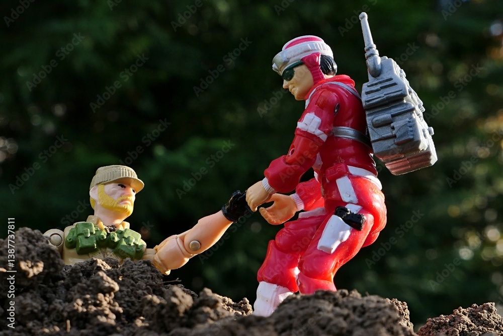 GI JOE action figure of military medic Lifeline, version from year 1986 ...