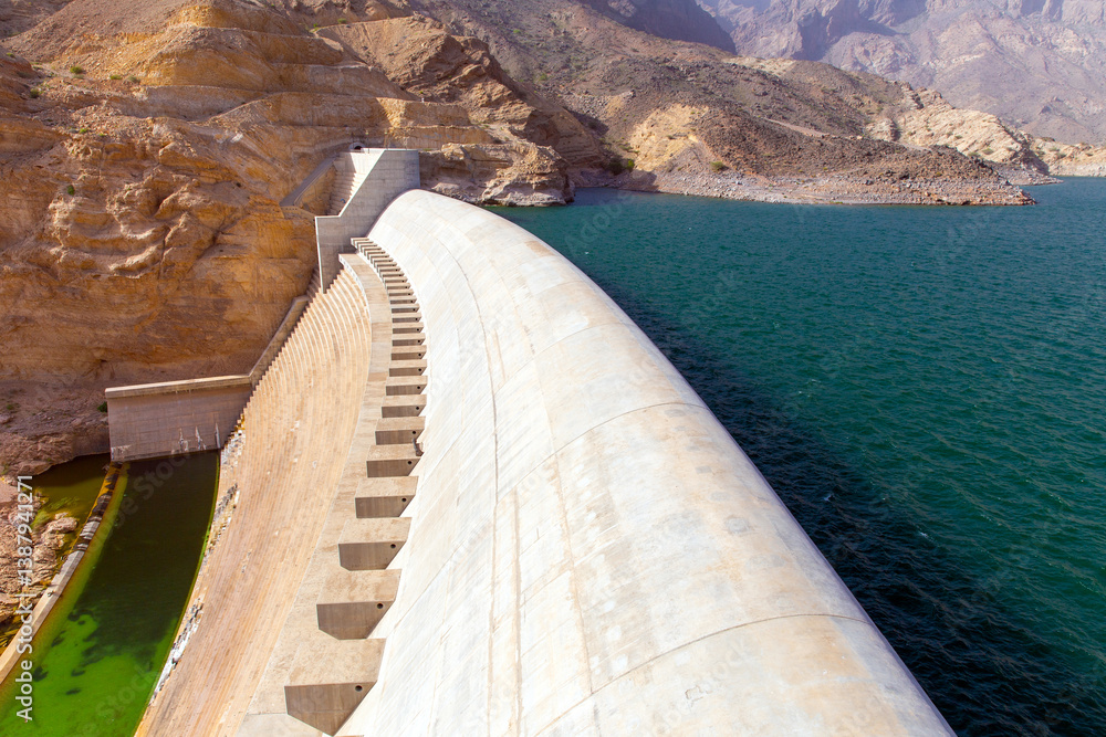 Wadi Dayqah Dam is the biggest dam of Sultanate of Oman. It is located ...