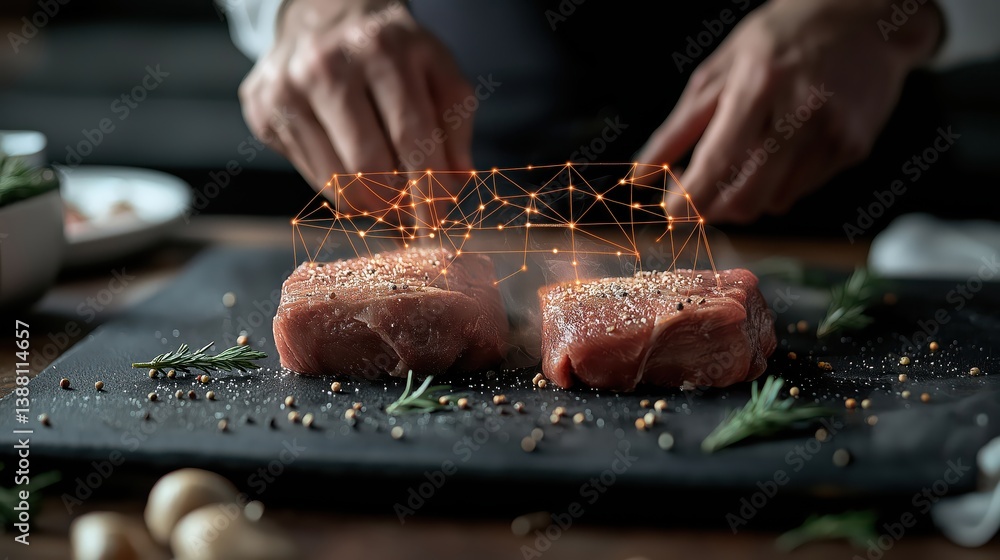 Holographic AI-powered beef grading system, real-time fat-to-protein ...