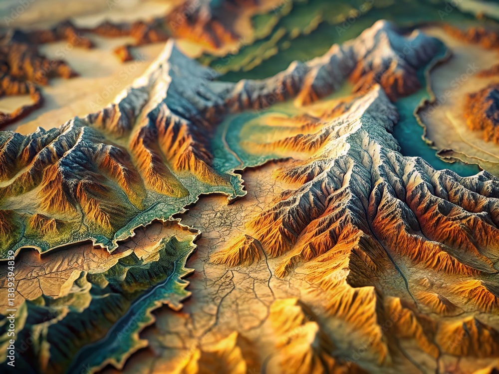 Macro Detailed Physical Map of Pakistan with City Labels Stock ...