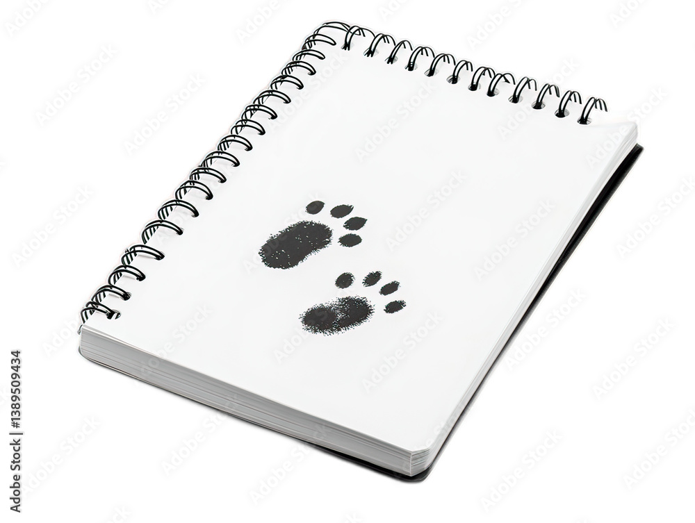 Professional wildlife tracking guide with footprint identification ...